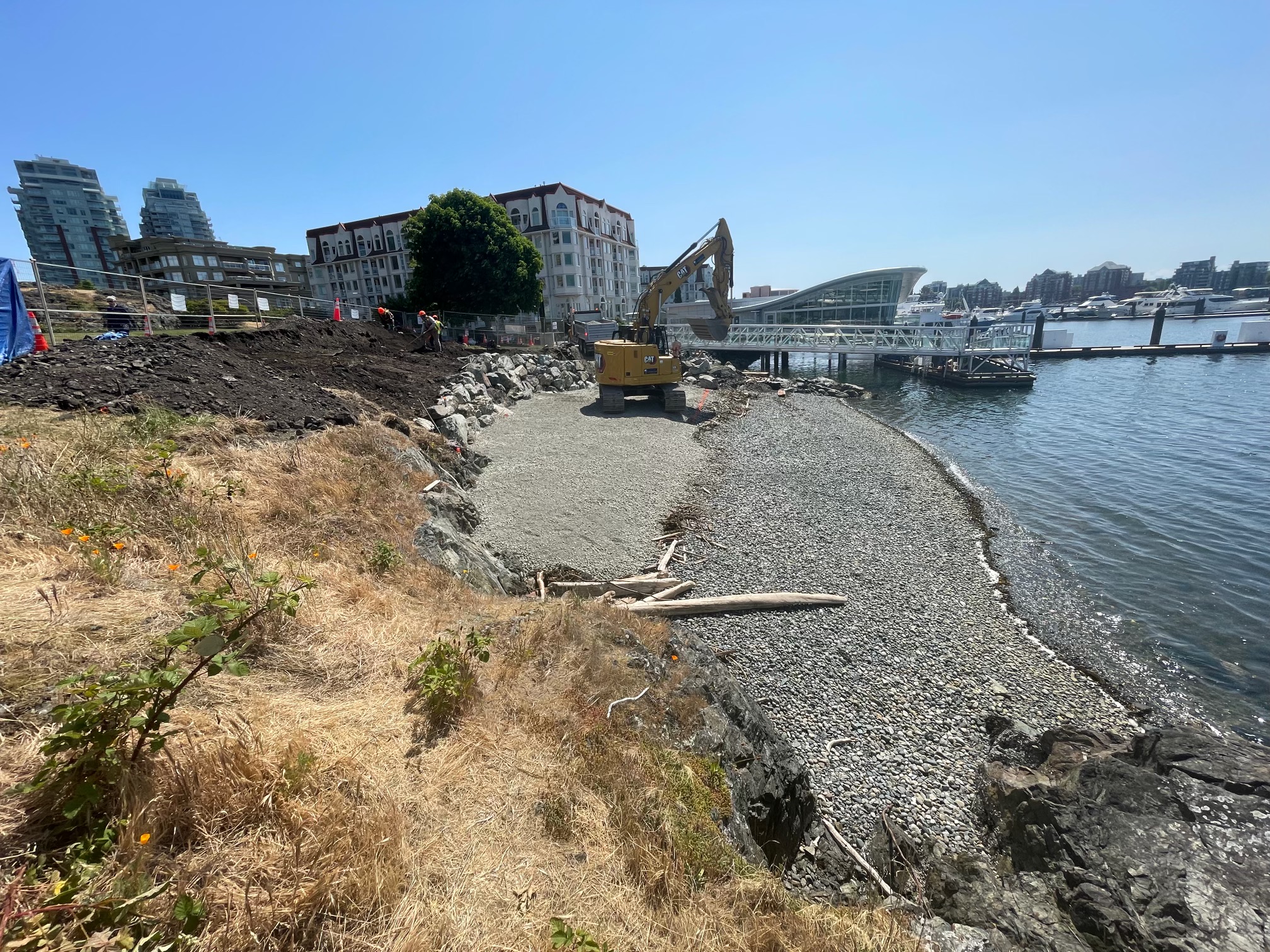 Songhees Walkway Pocket Beach Restoration - Peninsula Streams Society